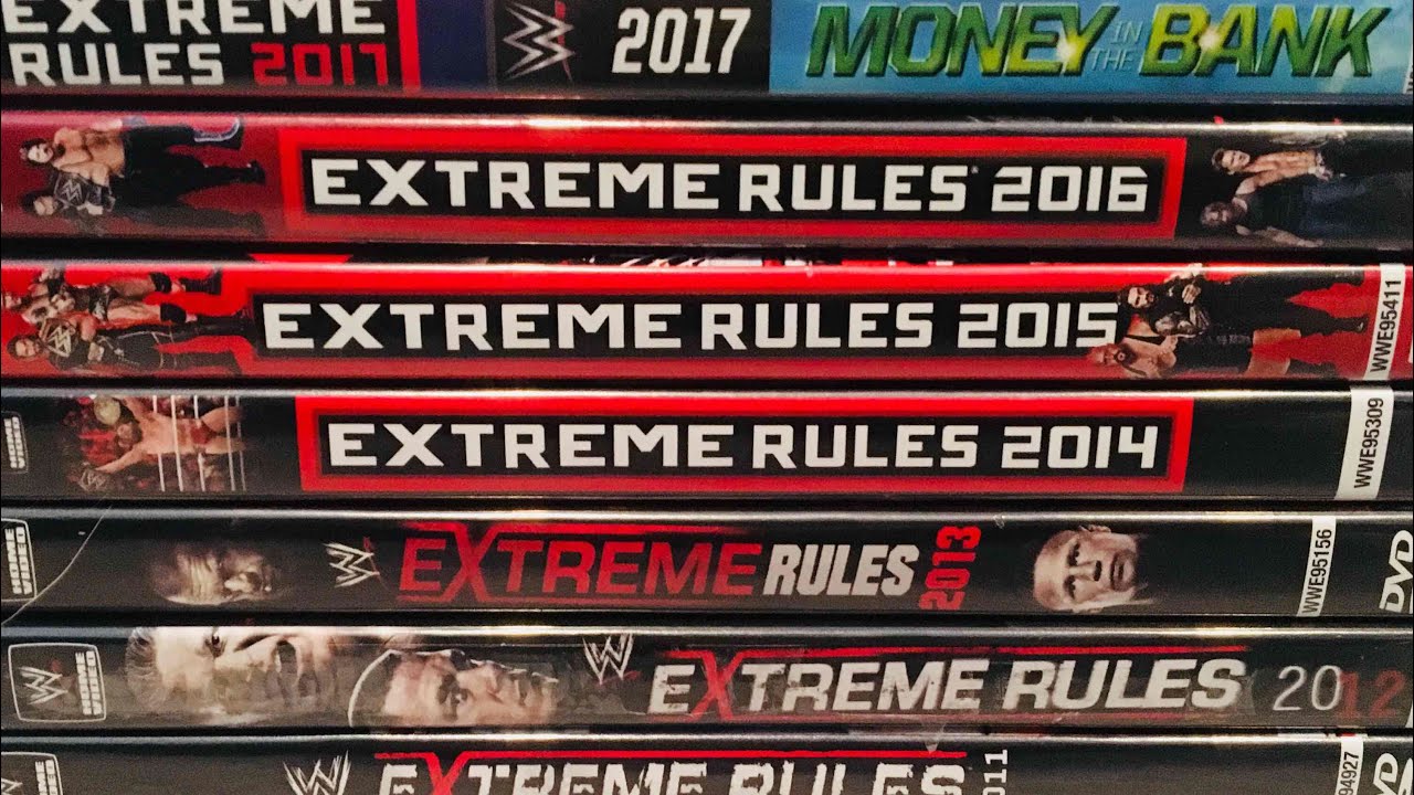 WWE Extreme Rules PPV DVD Collection Review - YouTube
