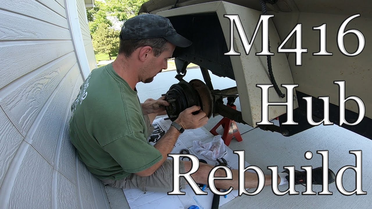 I bought a M416 trailer!! Let's service the hubs! - YouTube