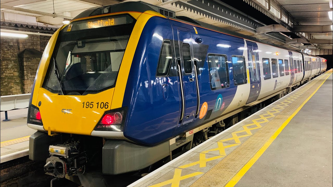 Northern Rail 195106 At Sheffield From Sheffield To Manchester ...