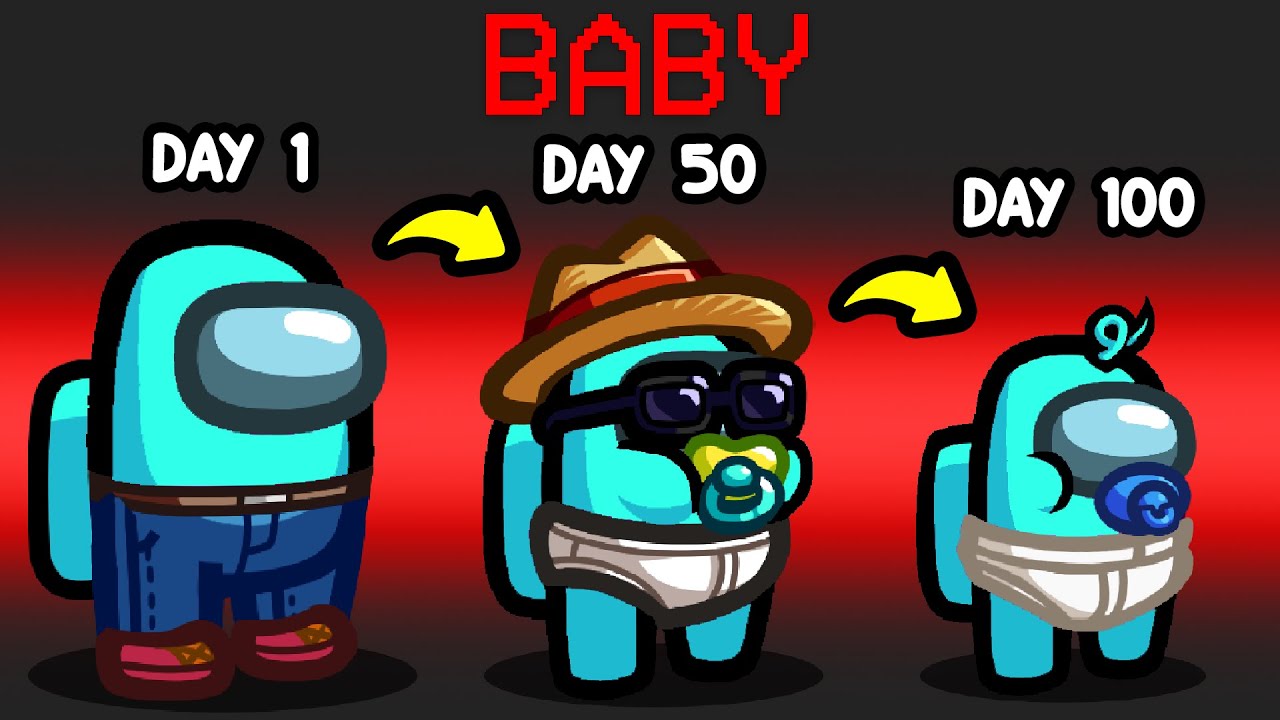 I'm a Baby Mod in Among Us - YouTube