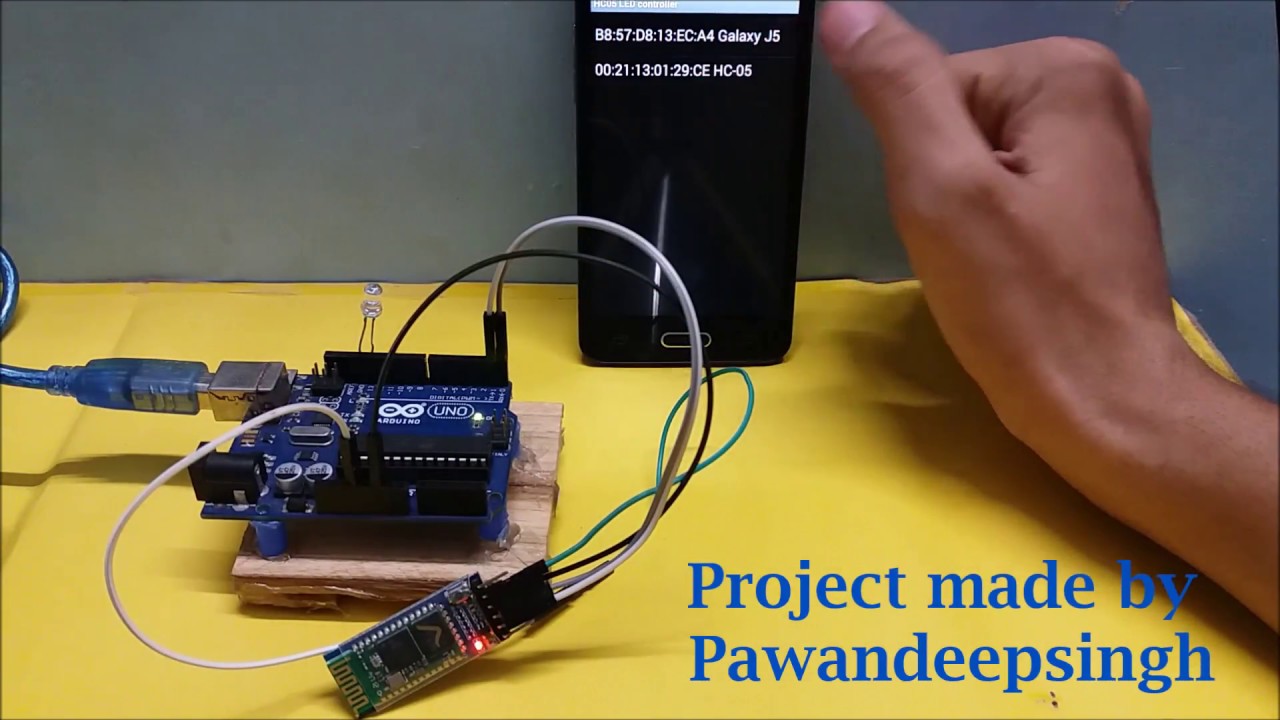 Controlling Arduino With Smartphone Using Bluetooth L Simple Led 0565