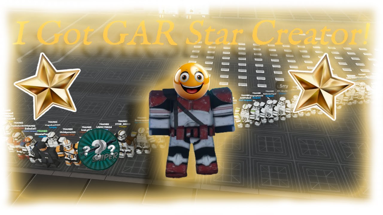 **GAMEPASS CODE** Thank You! GAR Star Creator Program | Viking's GAR ...