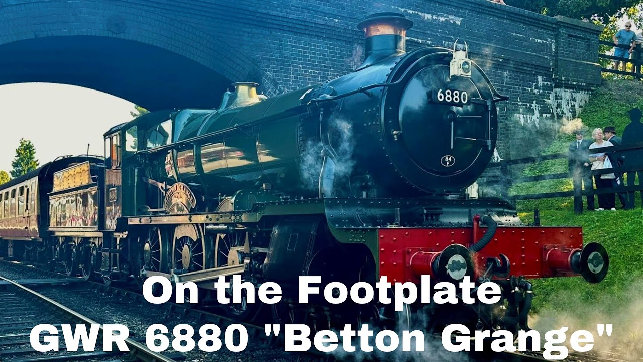 On The Footplate of GWR No.6880 Betton Grange - YouTube