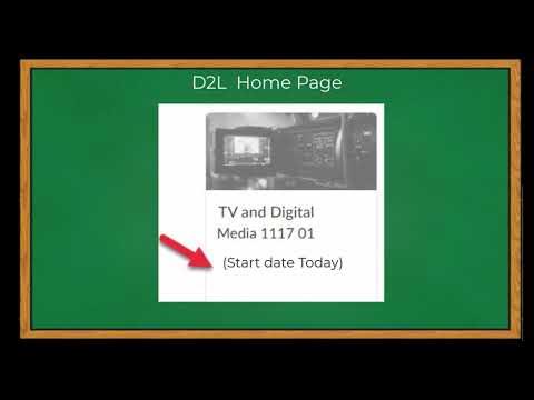 How to D2L - Video 3 - Where do I log in and find my courses? - YouTube