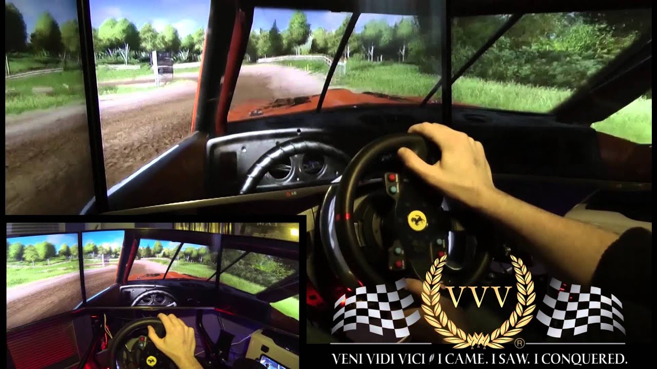 Next Car Game Gameplay - Gravel Track - PC Triple Monitor Gaming - YouTube