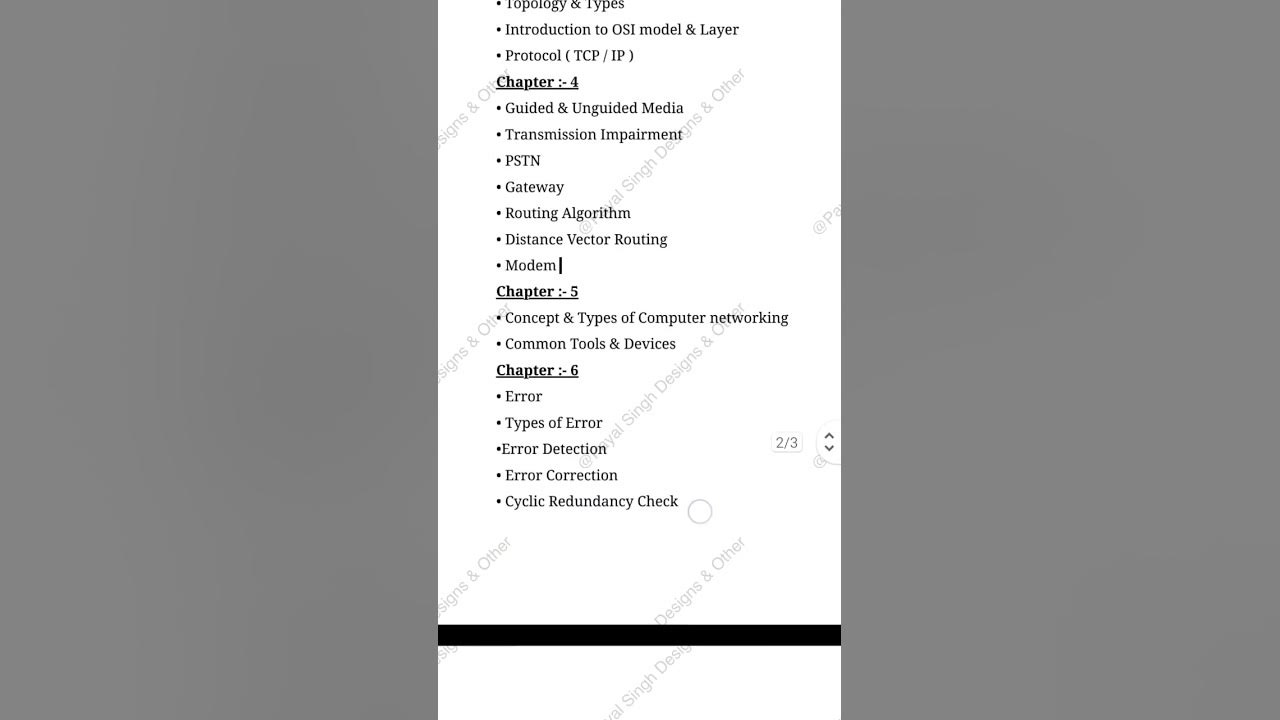 Jharkhand Polytechnic 4th Semester Chapter Wise Important Topics DCCN | CSE & ECE | # ...