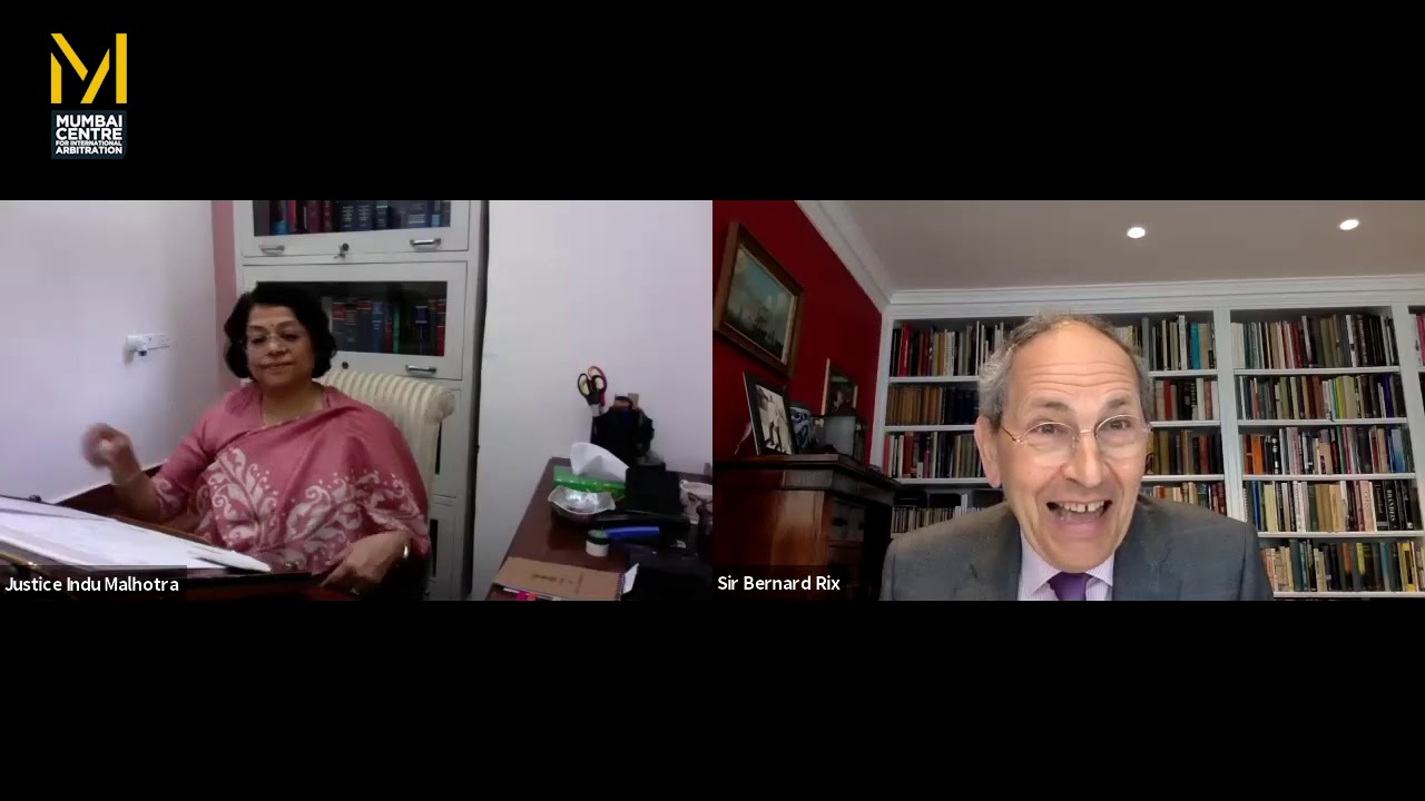 Justice Indu Malhotra & Sir Bernard Rix | Legally Speaking | MCIA - YouTube