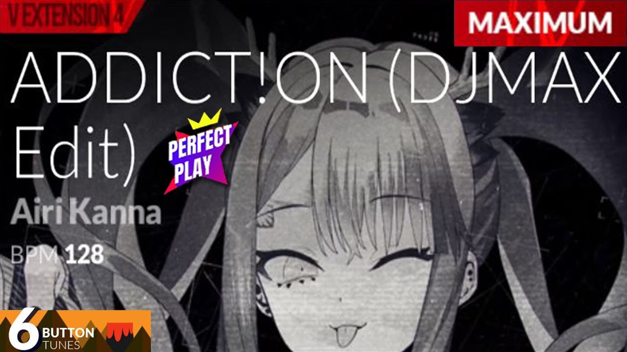 [DJMAX Respect V] ADDICT!ON (DJMAX Edit) 6B MX Perfect Play - YouTube