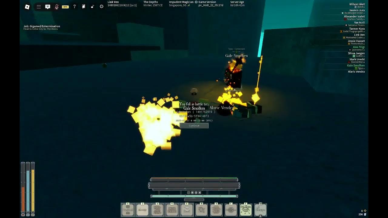 Deepwoken depths ganking guild - YouTube