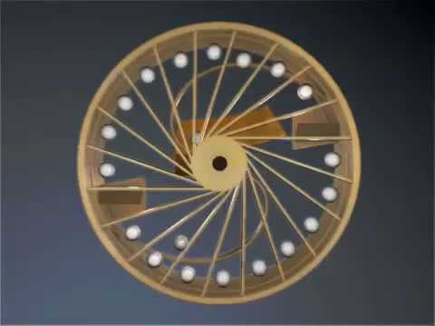 Improvised Overbalanced Wheel 1st, Computer Simulation - YouTube
