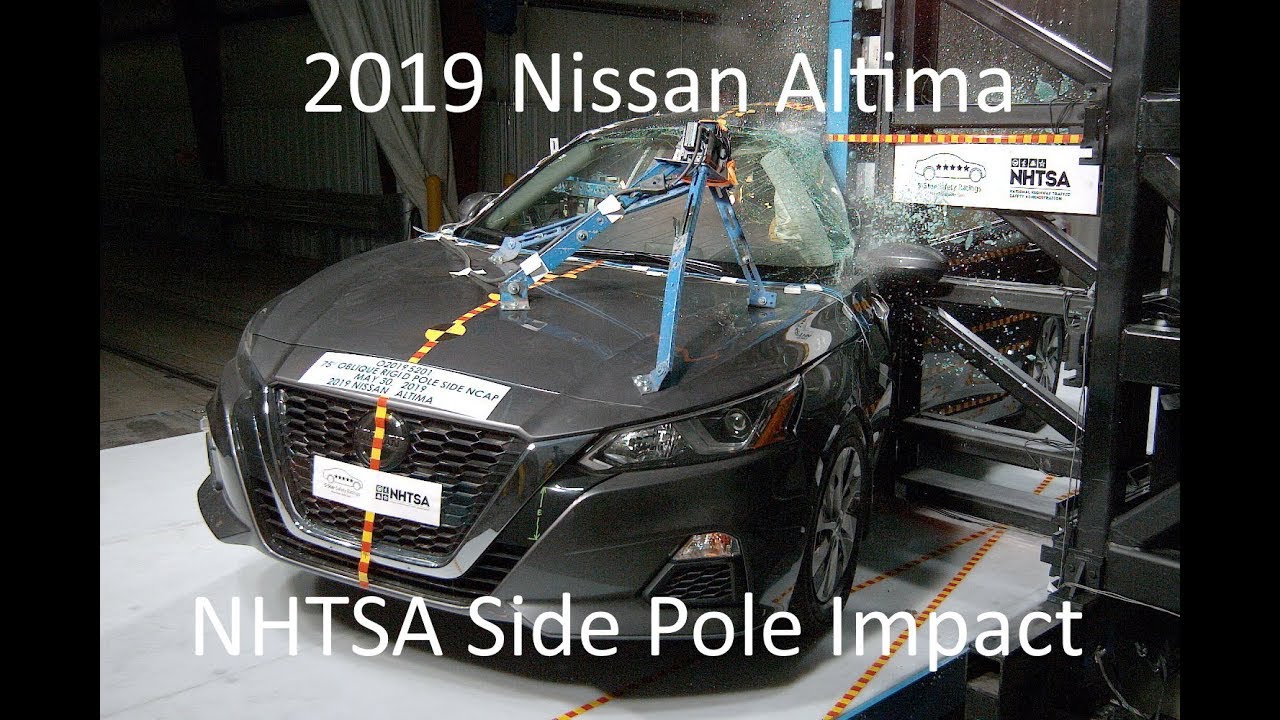 2019-2021 Nissan Altima NHTSA Side Pole Impact - YouTube