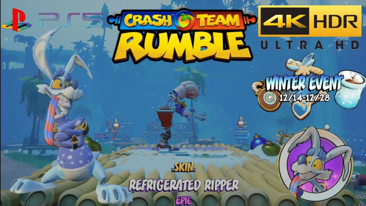 Crash Team Rumble: Competitive: Ripper Roo Refrigerated Ripper Skin ...