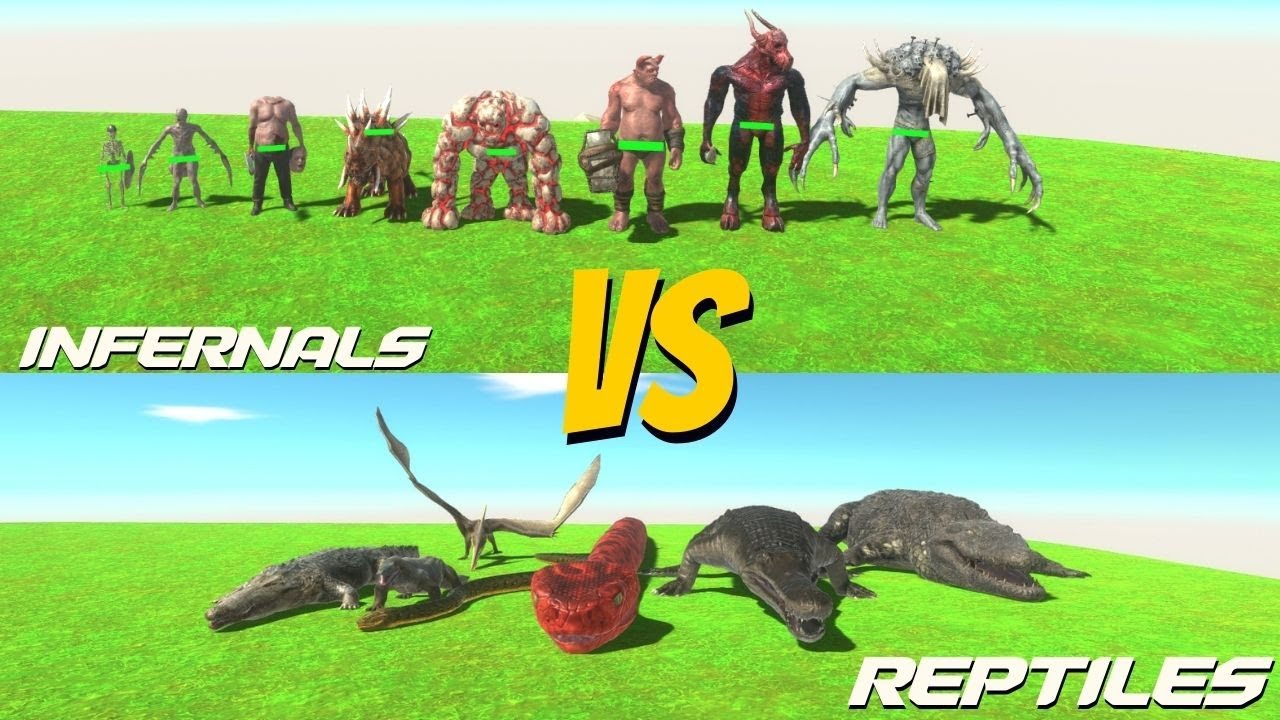 INFERNALS VS REPTILES I ANIMAL REVOLT BATTLE SIMULATOR I# ...