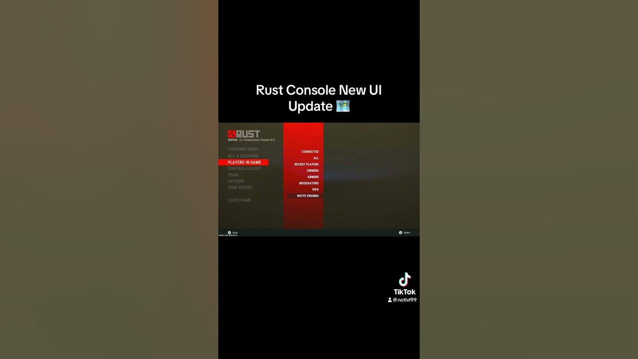 Rust Console community servers update + new UI #shorts #rust #rustconsole - YouTube