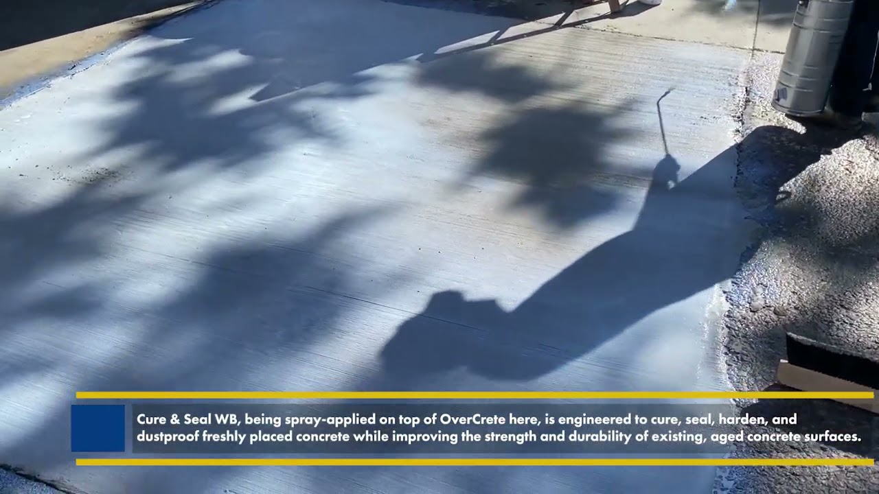 SpecChem Cure & Seal Over OverCrete | Diamond Tool Store - YouTube
