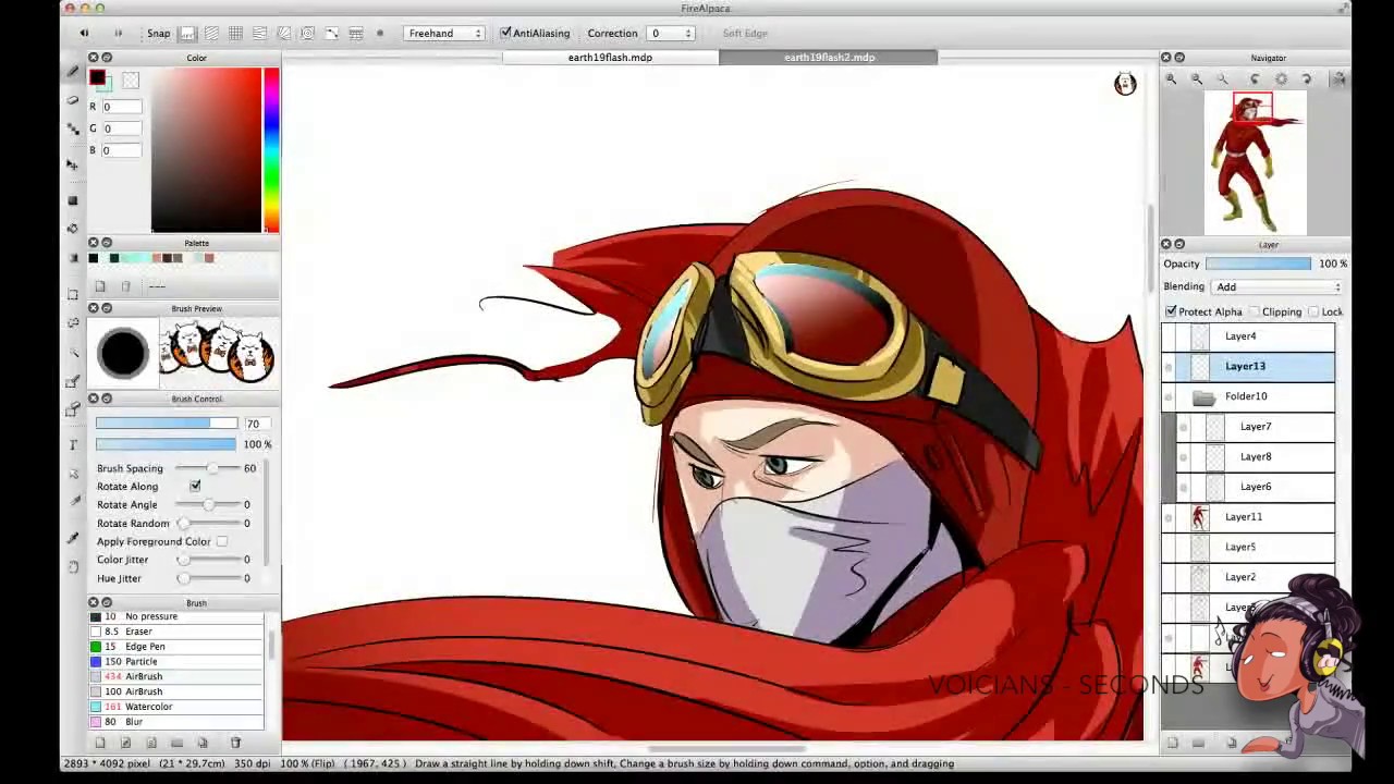 The Flash: Earth 19 Accelerated Man (Speedpaint) - YouTube