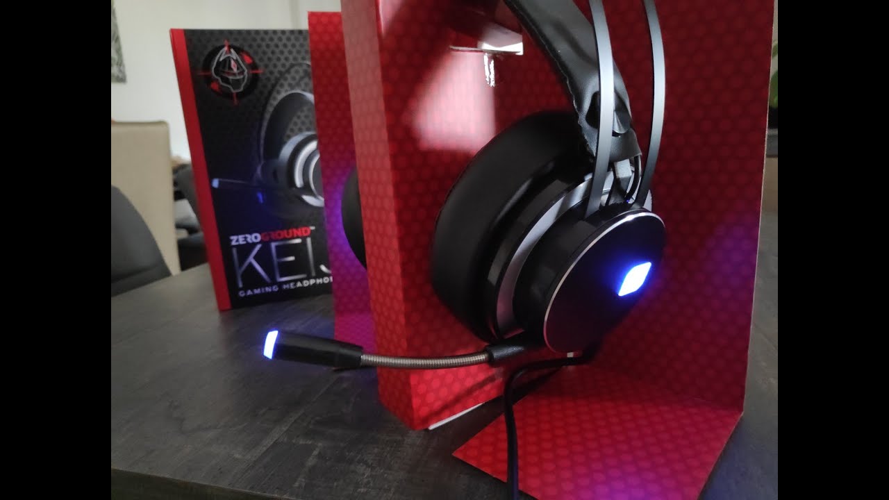 Unboxing + Sound test Headset Zeroground Keiji 2400 USB - YouTube