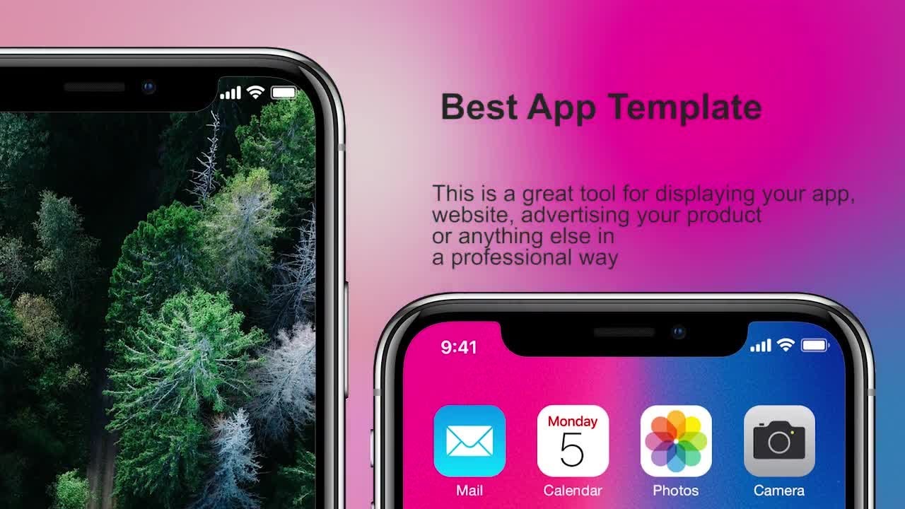 Phone X App Promo Premiere Pro Templates - YouTube