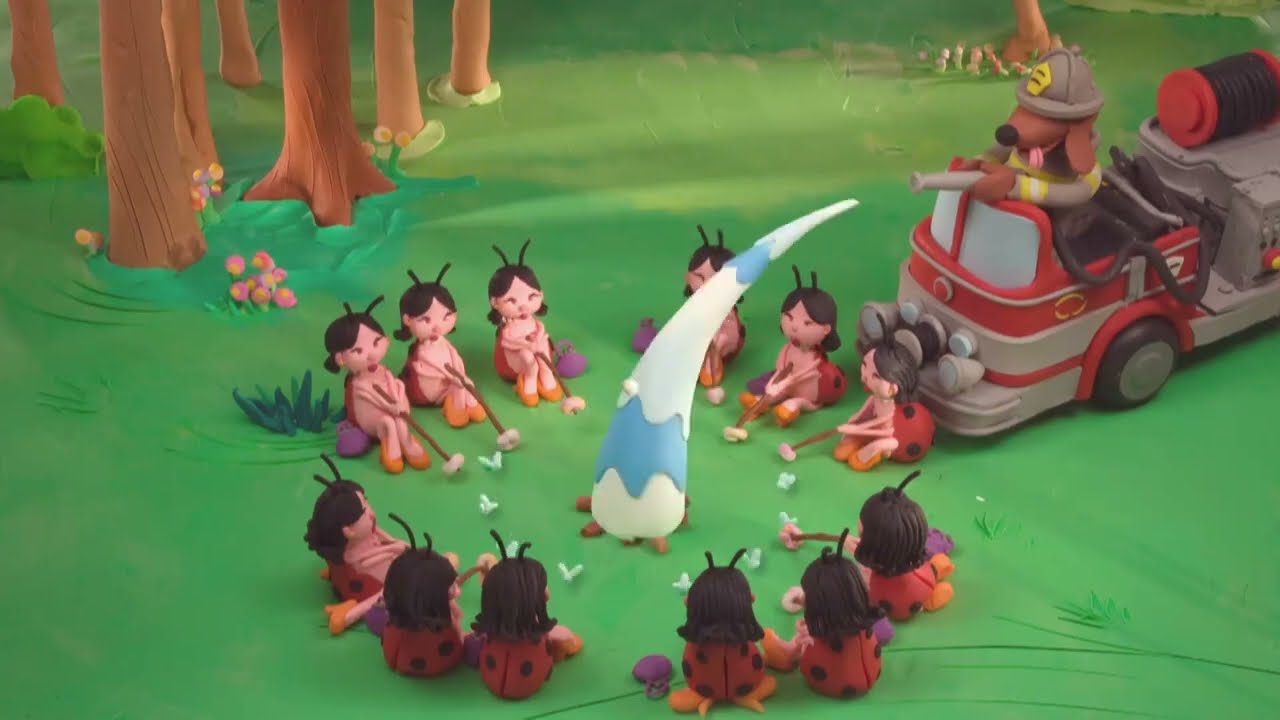 Sesamstraat (10 Voor, Sesame Street) - Ladybugs' Picnic (remake, Dutch ...