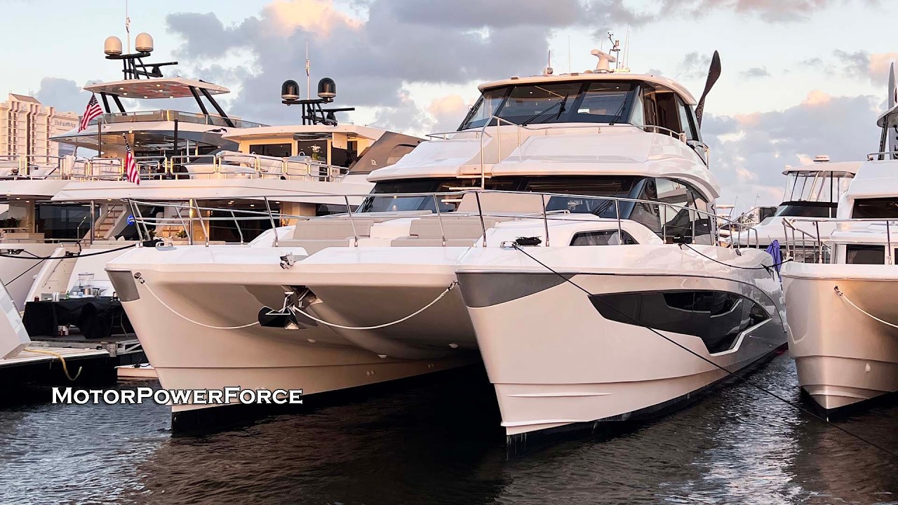 Aquila Largest Power Catamaran 70 Luxury Yacht Walkthrough - YouTube