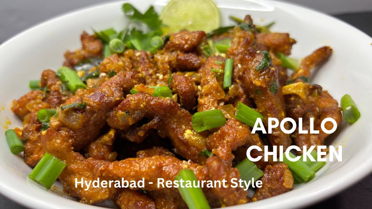 Apollo chicken Starter - Hyderabadi-Restaurant Style - YouTube