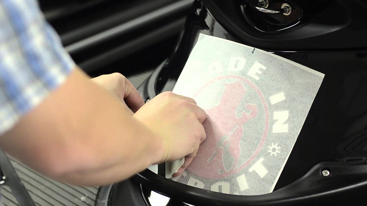 Made In Detroit Vinyl Graphic Installation - YouTube