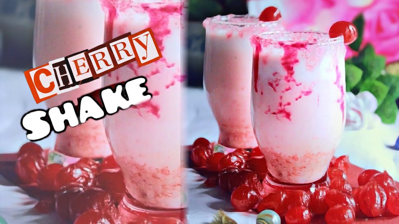 Cherry Shake | Within 1 minute | Cook with little Hina - YouTube