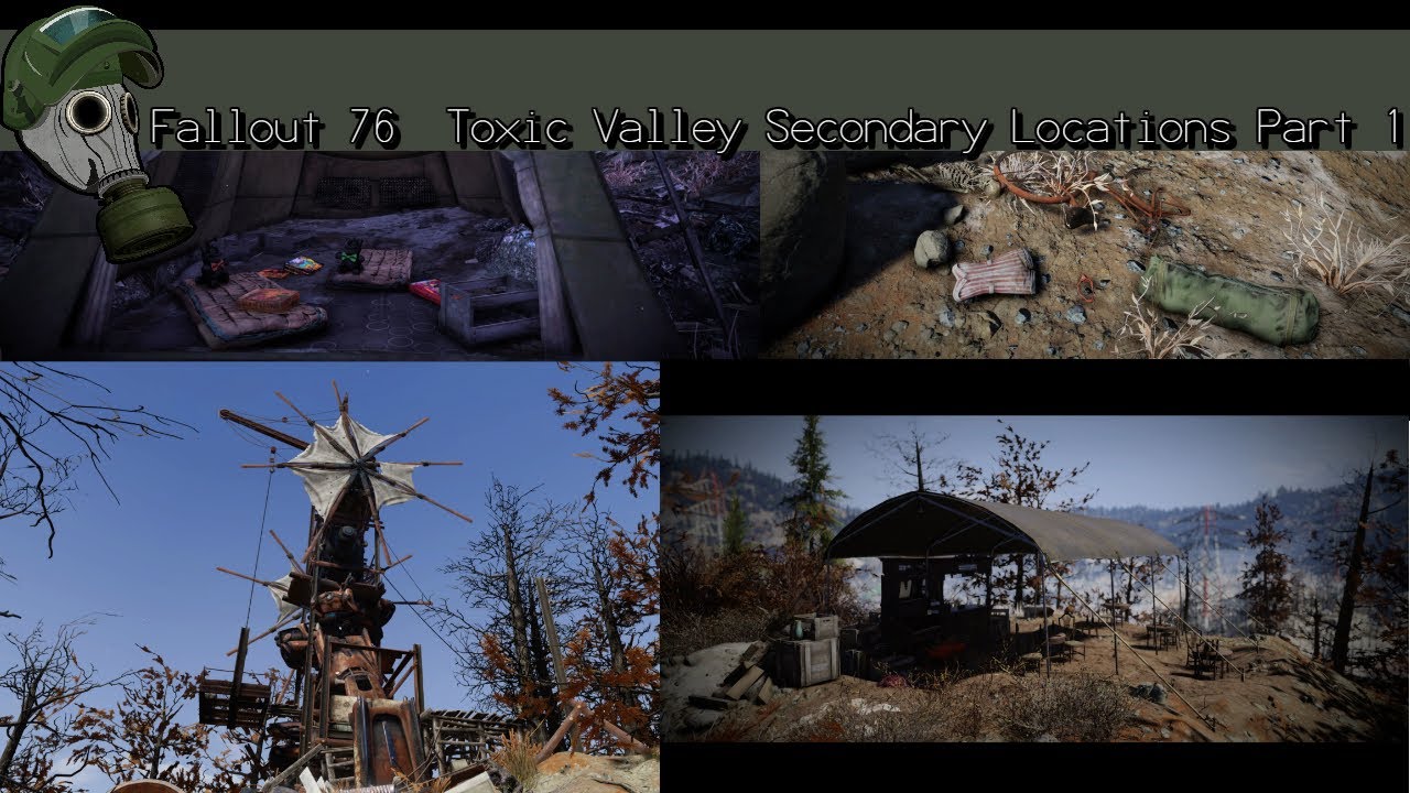 Fallout 76 Toxic Valley Secondary Locations Part 1 - YouTube