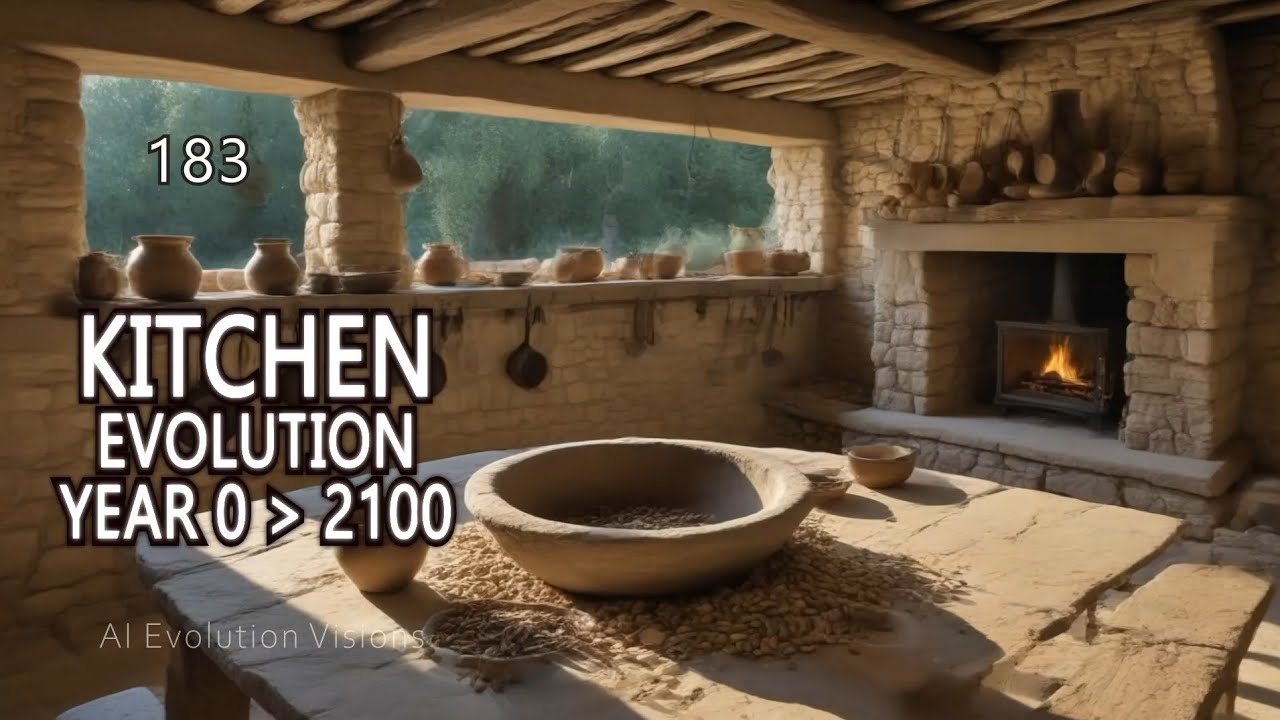 The kitchen design and structure evolution across the times - YouTube