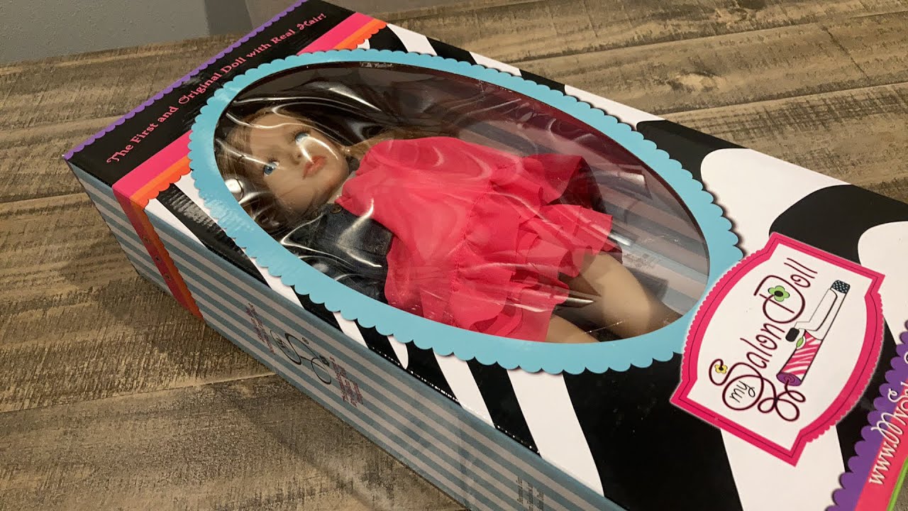 My salon doll box opening - YouTube