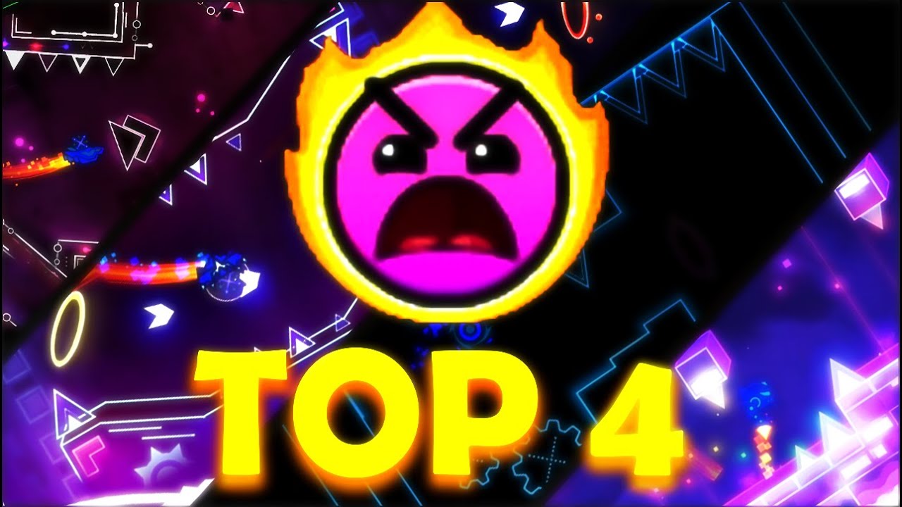 top 4 (Insane levels) Geometry Dash | 1 | - YouTube