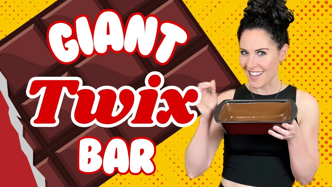 Giant Twix Bar #viral #cooking #viralrecipe #chocolate #twix #giant # ...