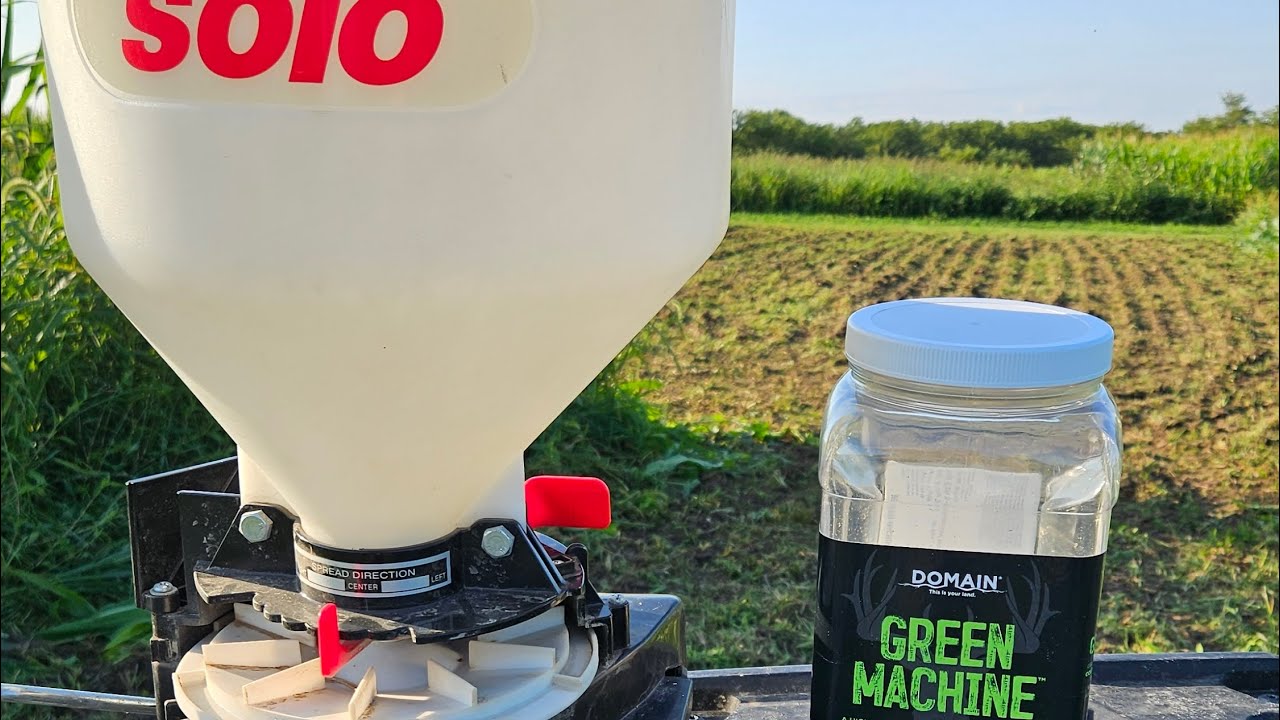 Food Plots from Domain. Last fall plot just put in. - YouTube
