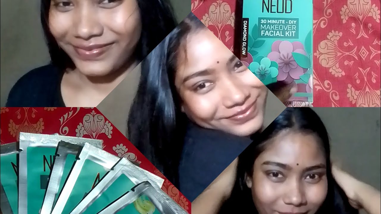 NEUD DIY MAKEOVER FACIAL KIT || Salon facial glow at home || step by ...