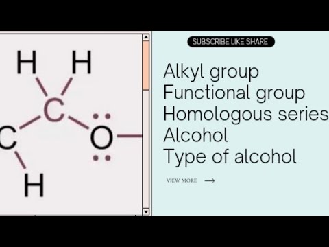 Class 10: Remaining of previous video alkyl group, functional group ...