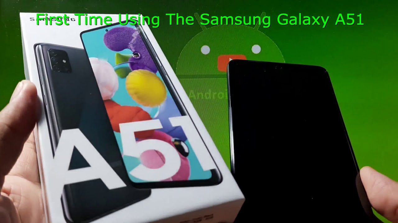 First Time Using The Samsung Galaxy A51, wait for Our Video Root ...