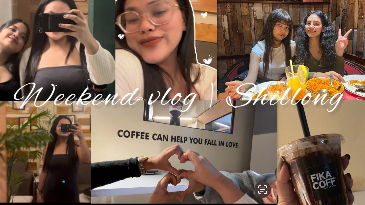 Virtual diary Ep. 2 Weekend vlog part-1 |Shillong | Haul| Dinner|Cafe hopping | Streetfood - YouTube