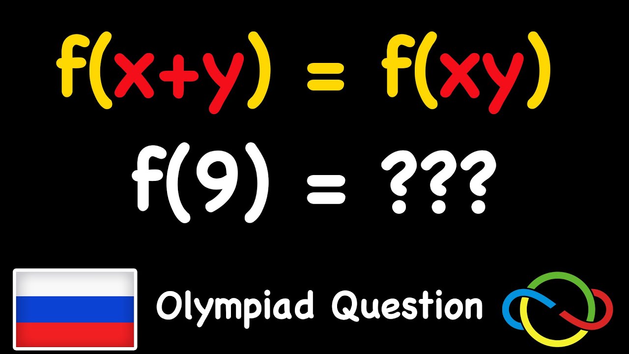 Solving a Nice Functional Problem from Russia | Math Olympiad Problem ...