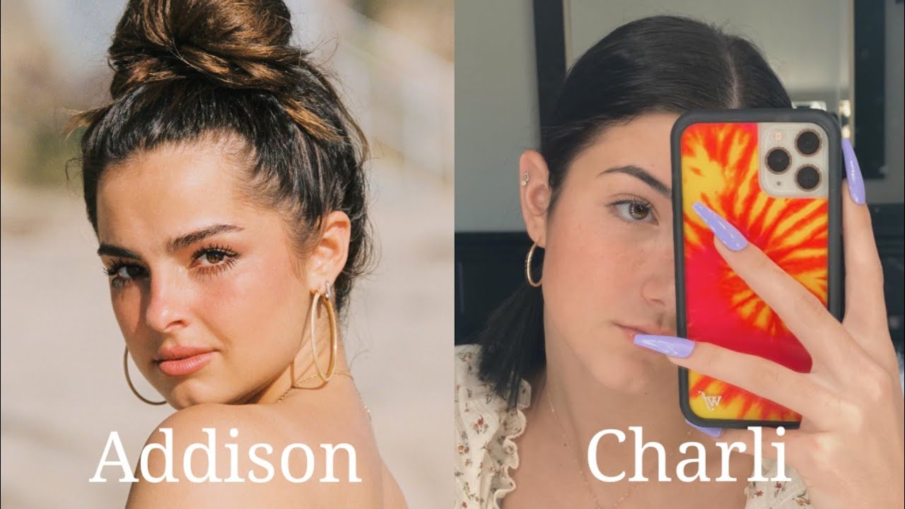 {TIK TOK} ADDISON (VS) CHARLI 🍁 - YouTube
