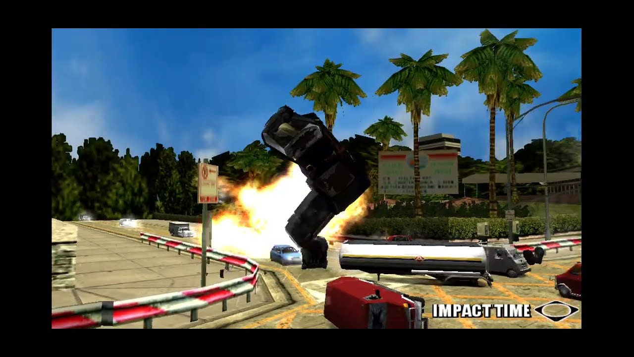 Burnout Legends - "Danger Zone" Crash Event Gameplay(PPSSP HD) - YouTube