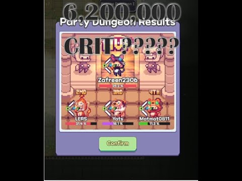 6,200,000 CRIT PIXEL HEROES ADVENTURE - YouTube