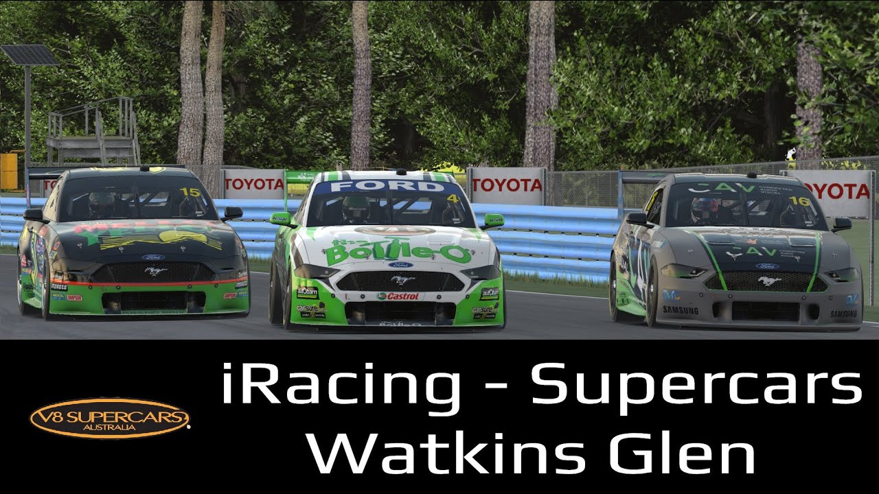 iRacing - Supercars: Watkins Glen - YouTube
