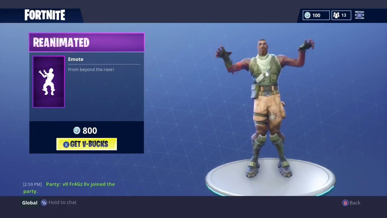 Fortnite : Reanimated emote showcase - YouTube