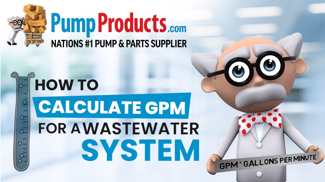 How To Calculate GPM For A Wastewater System YouTube