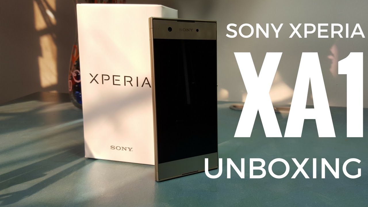 Sony Xperia XA1 UNBOXING & FIRST LOOK - YouTube