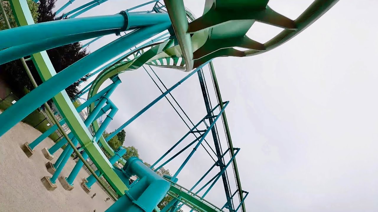 Raptor INTENSE Inverted Roller Coaster 4K POV! | Cedar Point Ohio [No ...