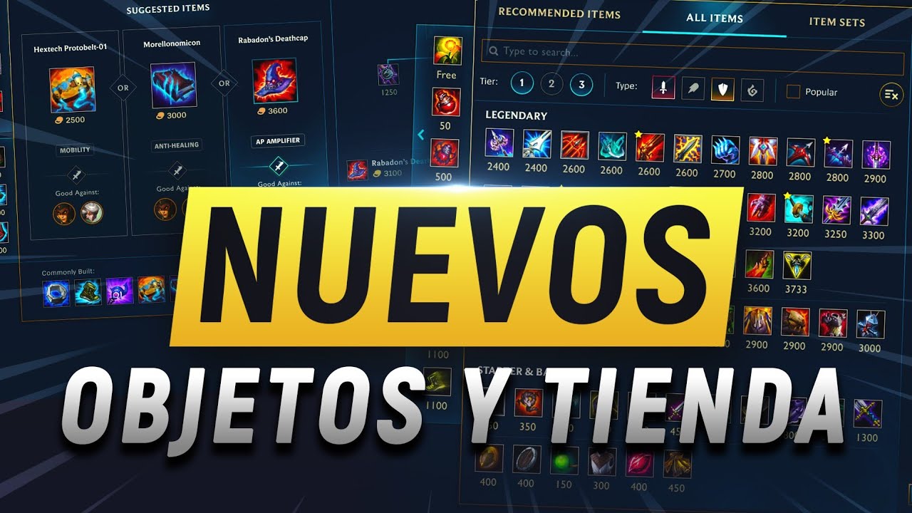 NUEVA TIENDA Y NUEVOS ITEMS PARA 2021 EN LEAGUE OF LEGENDS - YouTube