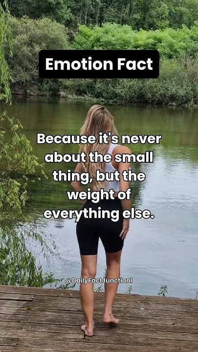 Why do we cry over small things sometimes #shorts - YouTube