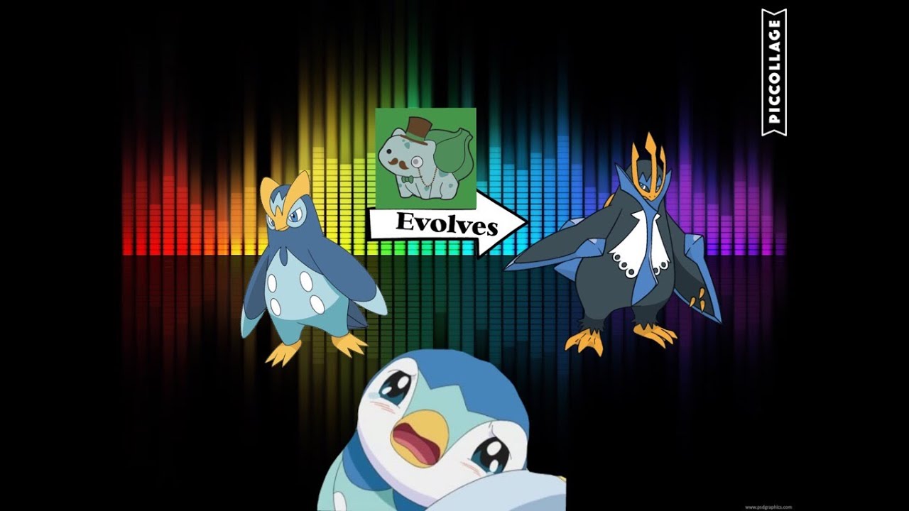 Prinplup Evolving Into Empoleon Pokemon Diamond - YouTube