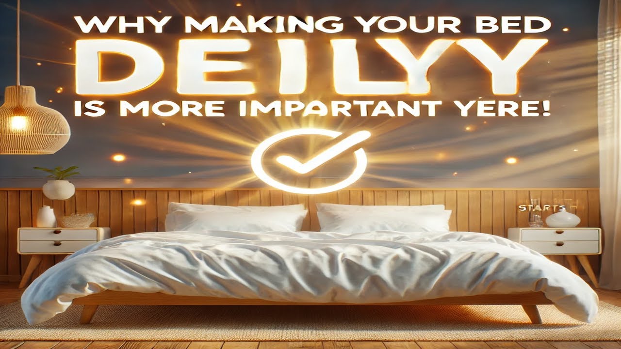 Why Making Your Bed Daily Is More Important Than You Think! - YouTube